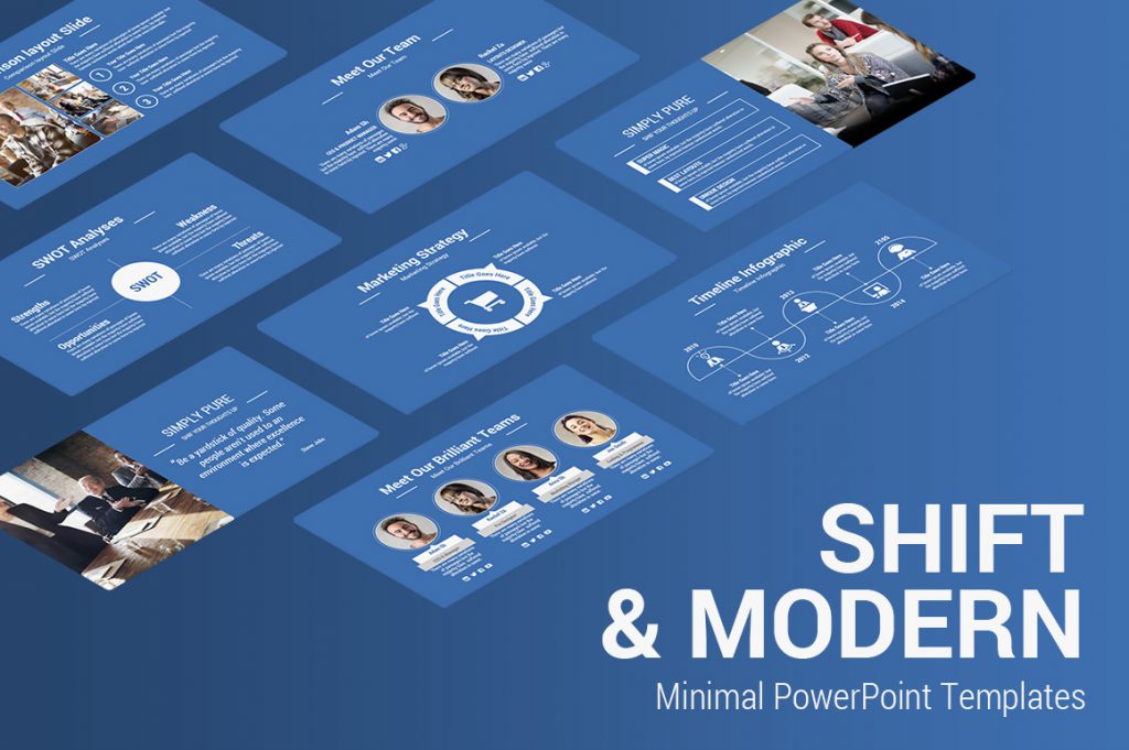 Data Charts PowerPoint Template Fully Editable - YekPix