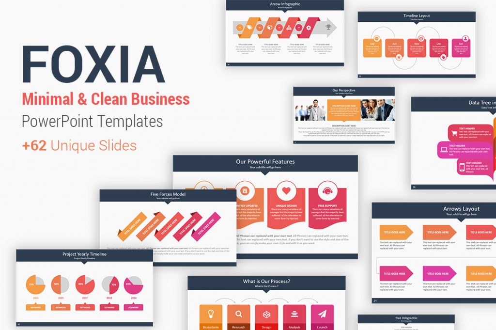 Data Charts PowerPoint Template Fully Editable - YekPix